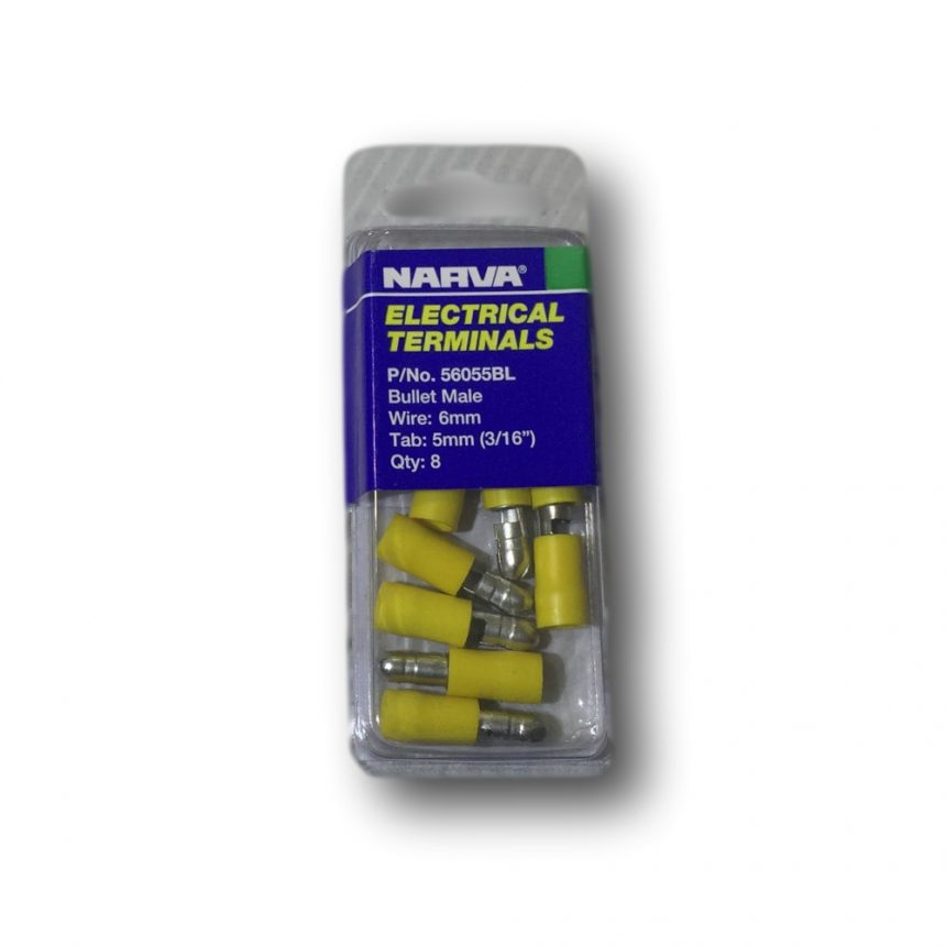 Narva Yellow Bullet Crimp Terminal - Ampol Sorell Service Station